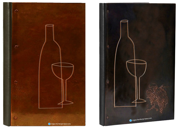 Custom Wine List Covers - Impact Covers – ImpactCovers